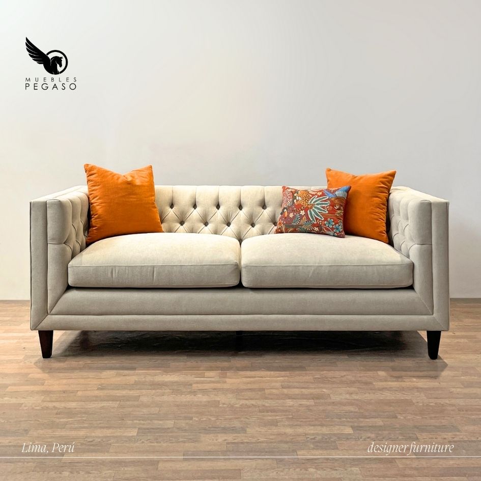 SOFÁ CAPITONÉ - Muebles Pegaso